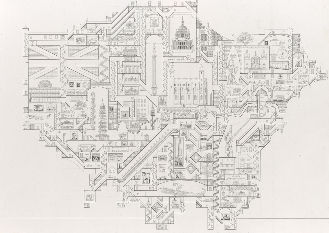 Architectural Maze Museums – Hand drawn mazes which can be followed ...